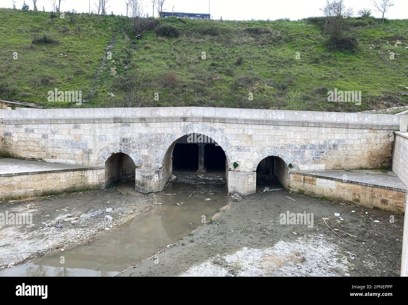 Located in Istanbul, Turkey, this stone bridge was built during the ...