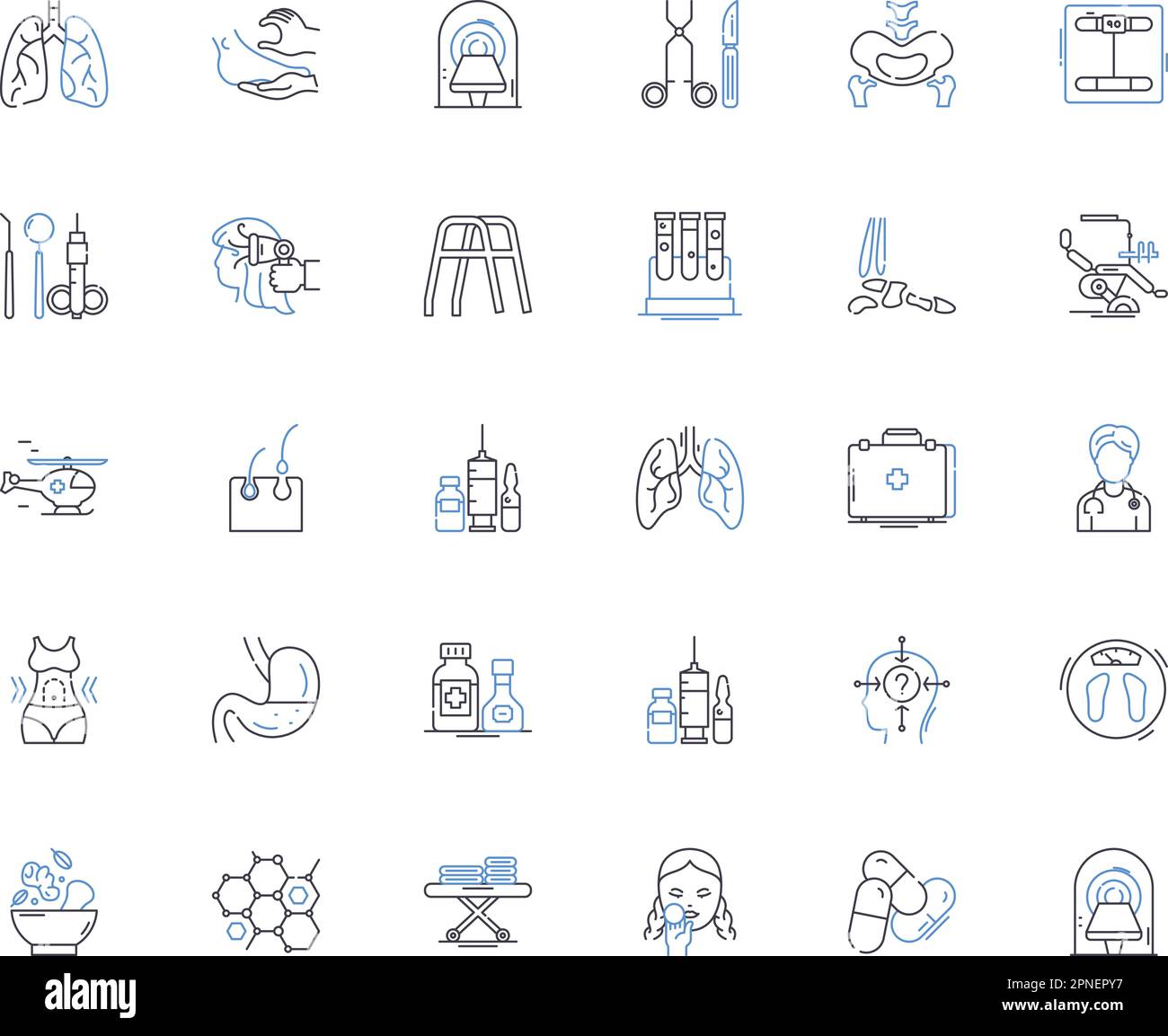 Business And Commerce Line Icons Collection Entrepreneurship Innovation Marketing Nerking E