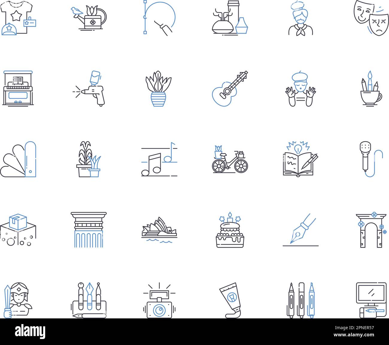 Resourceful employment line icons collection. Creativity, Ingenuity, Problem-solving, Innovation ...