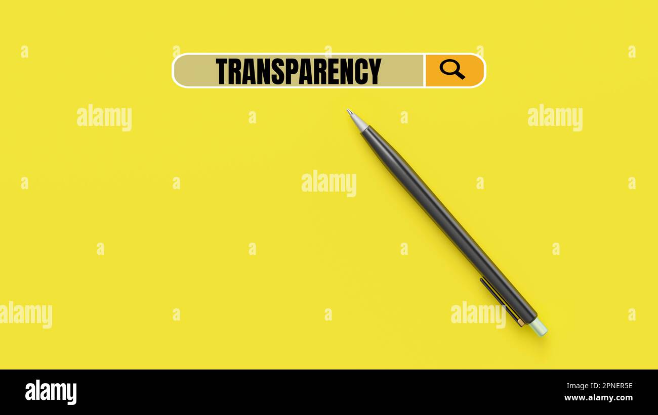 Transparency ethics hi-res stock photography and images - Alamy