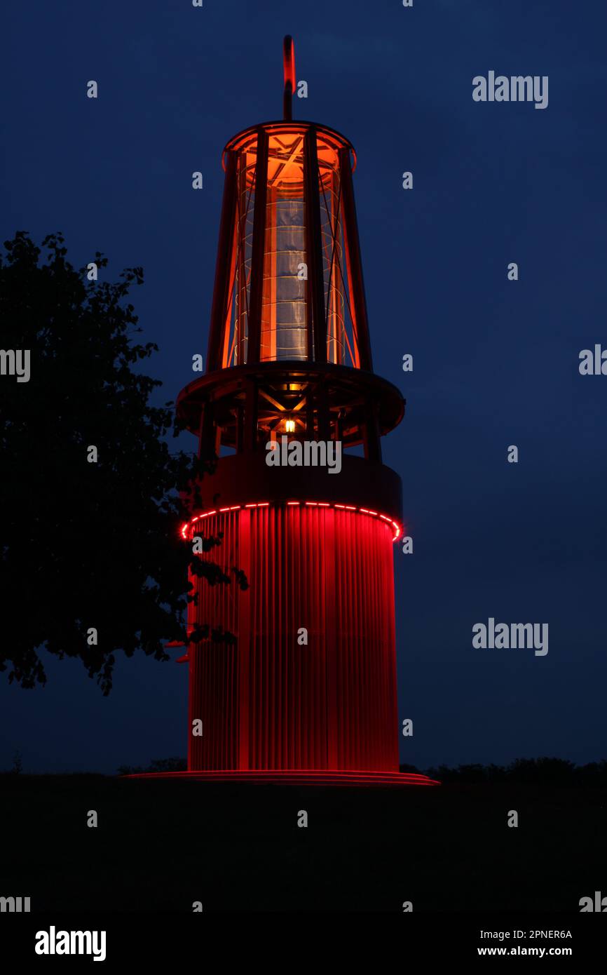 Miner´s Lamp in the night Stock Photo - Alamy