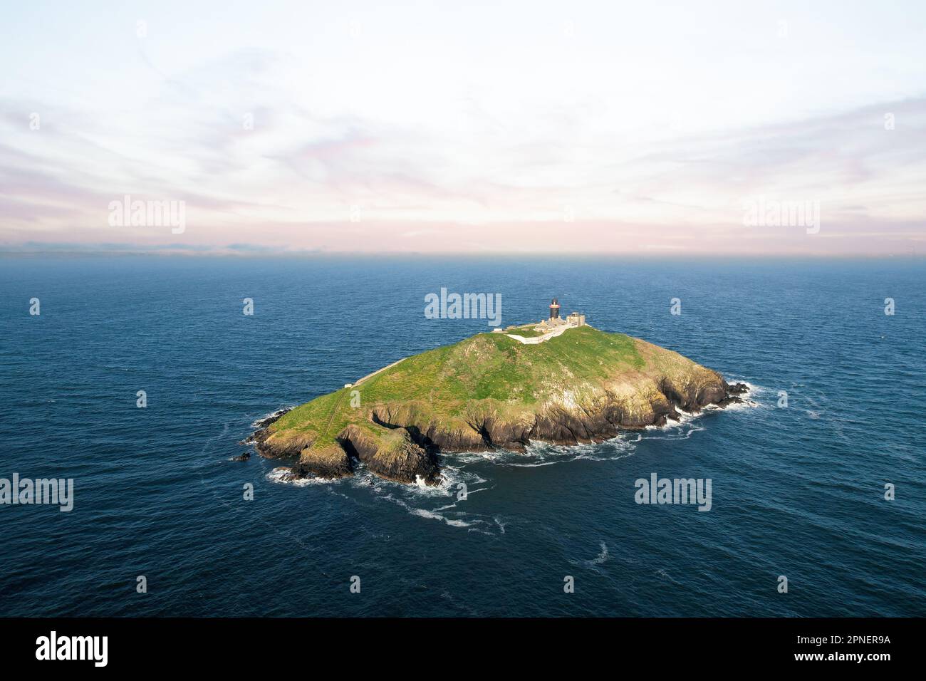 The Ballycotton Lighthouse in county Cork is one of only two black ...