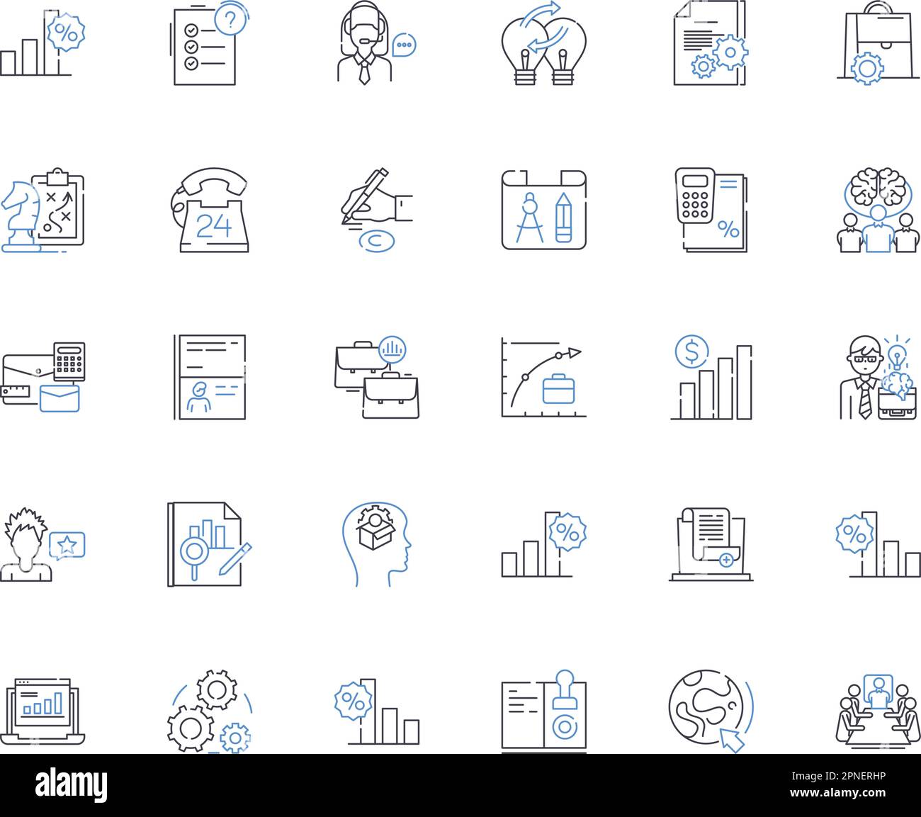 Performance tracking line icons collection. Metrics, Analytics ... Performance tracking line icons collection. Metrics, Analytics ...