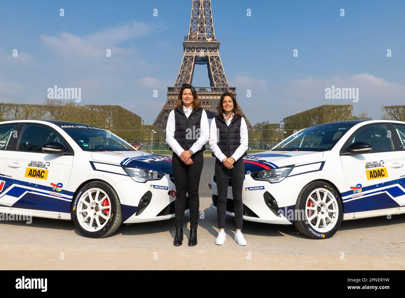 Paris, France. 18th Apr, 2023. Sarah Rumeau, Cindy Gudet, portrait ...