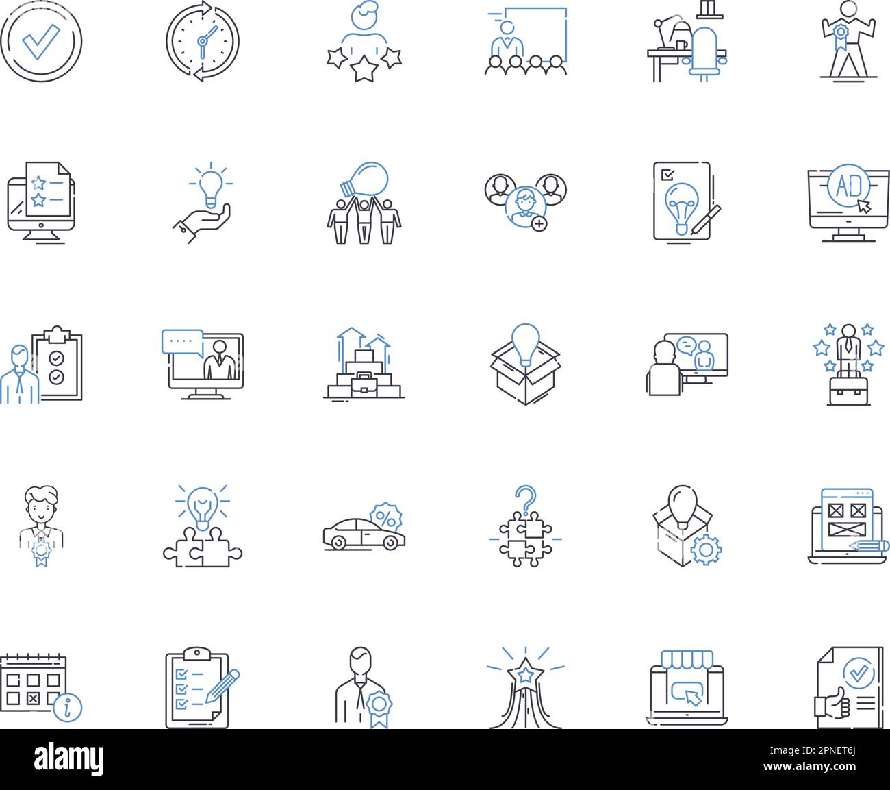 Branding and identity line icons collection. Logo, Tagline, Branding ...