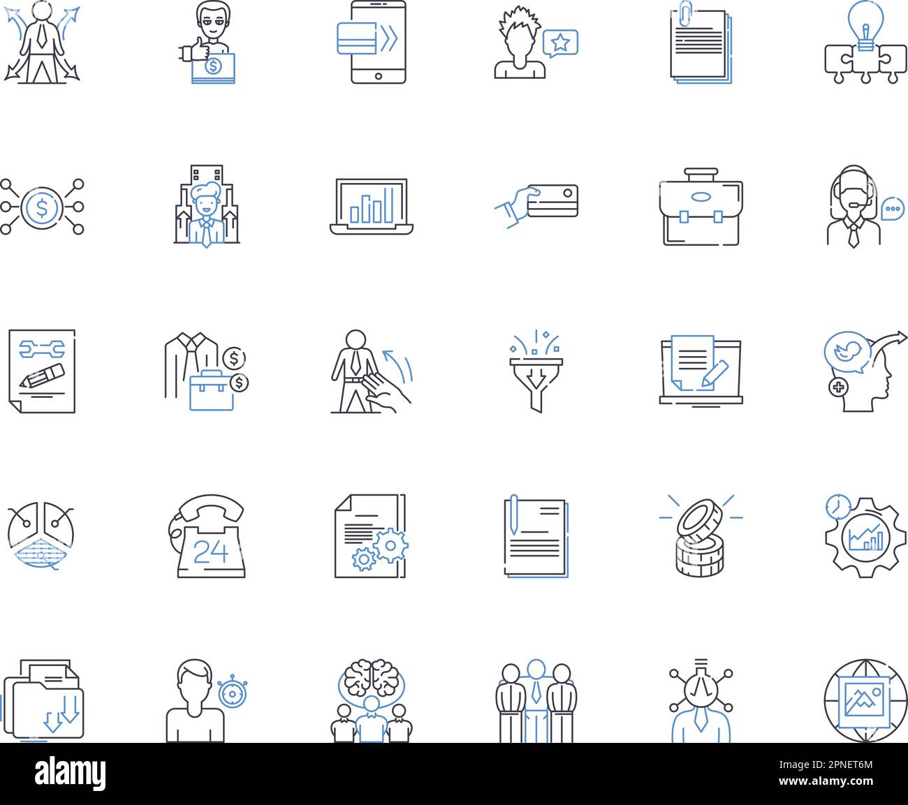 Wealth line icons collection. Prosperity, Abundance, Opulence, Fortune ...