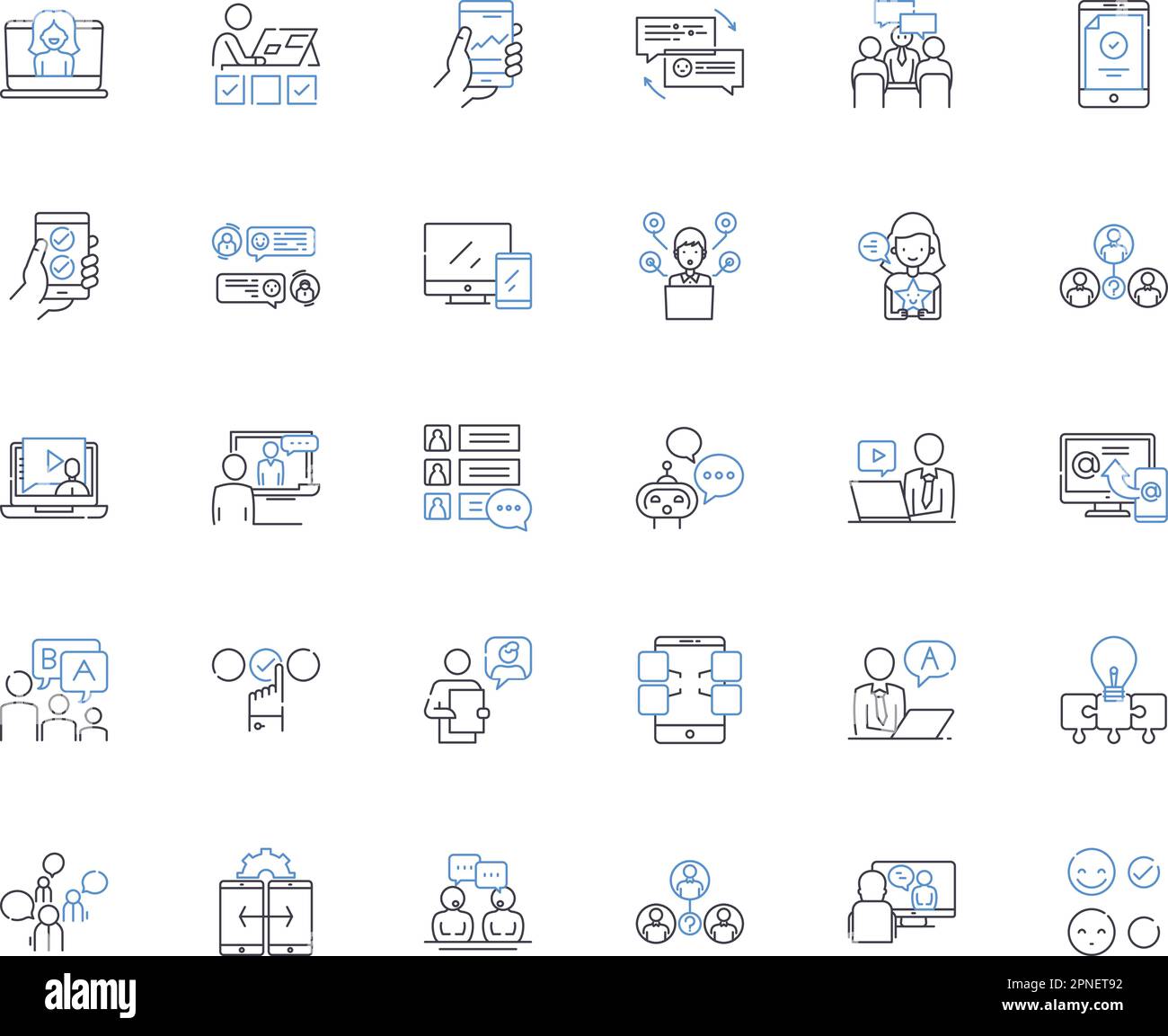 Whispering secrets line icons collection. Whispering, Secrets, Hush ...