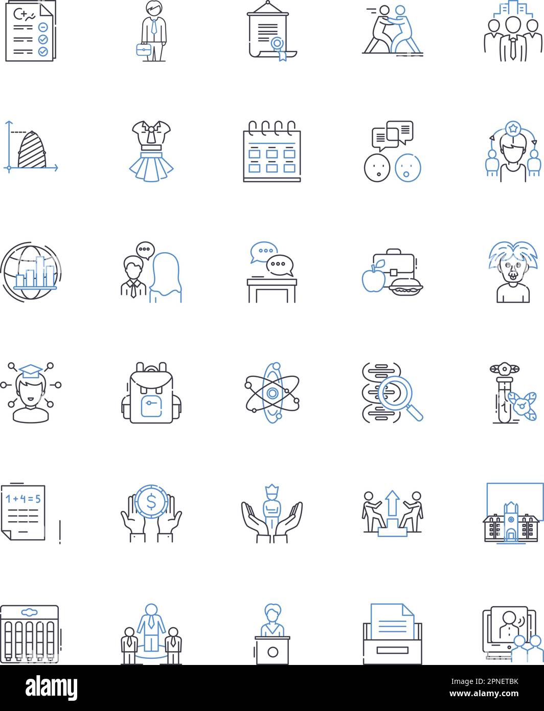 Instruction line icons collection. Education, Training, Demonstration ... Instruction line icons collection. Education, Training, Demonstration ...