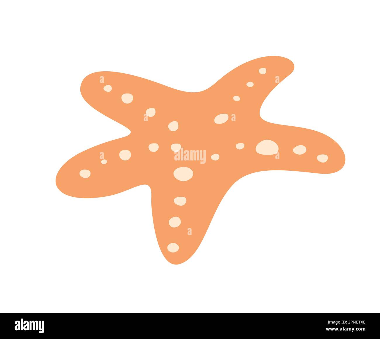 Red starfish icon flat Cut Out Stock Images & Pictures - Alamy