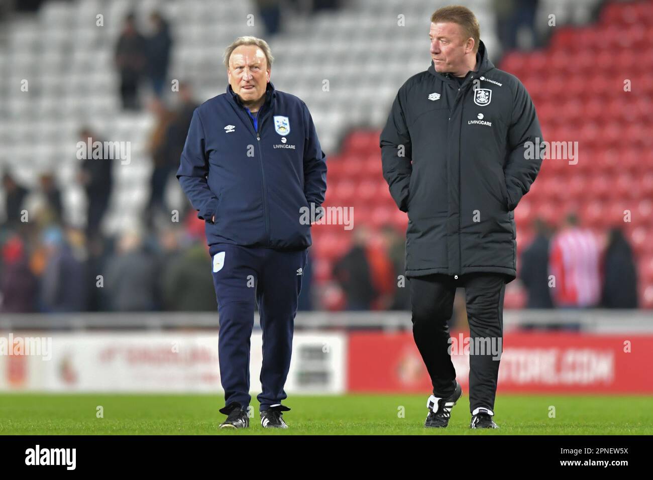 Huddersfield Town's Neil Warnock during the Sky Bet Championship match ...