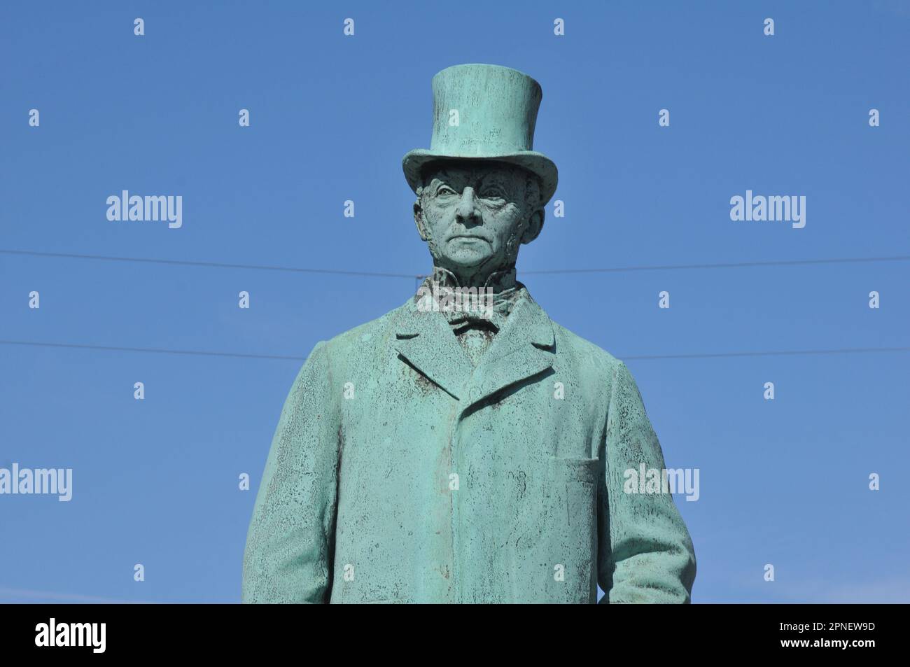 Copenhagen /Denmark/18 April 2023/ Carl Frederik Tietgen statue one of ...