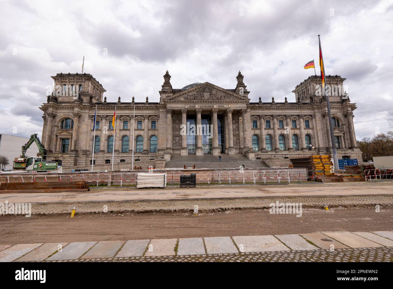 The Reichstag building, which houses the German parliament. Berlin ...
