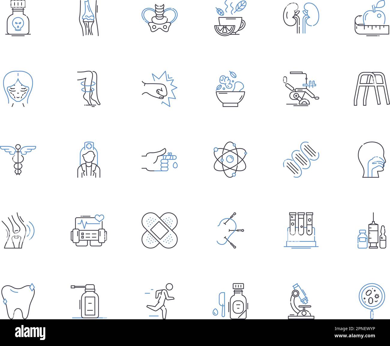 Wellbeing line icons collection. Wellness, Health, Mindfulness, Self ... Wellbeing line icons collection. Wellness, Health, Mindfulness, Self ...