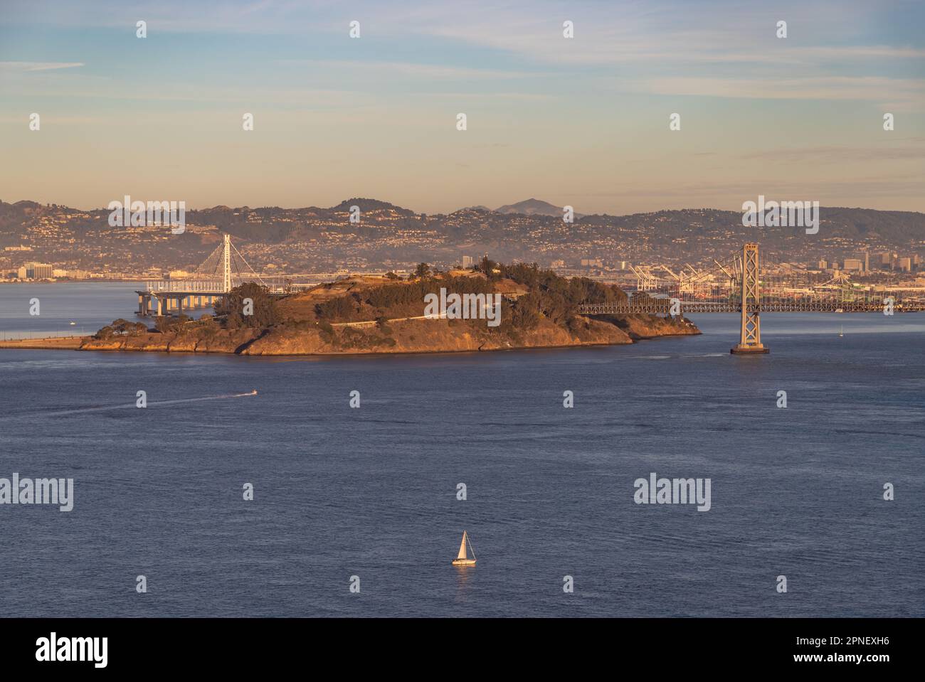 A picture of the Yerba Buena Island Stock Photo - Alamy