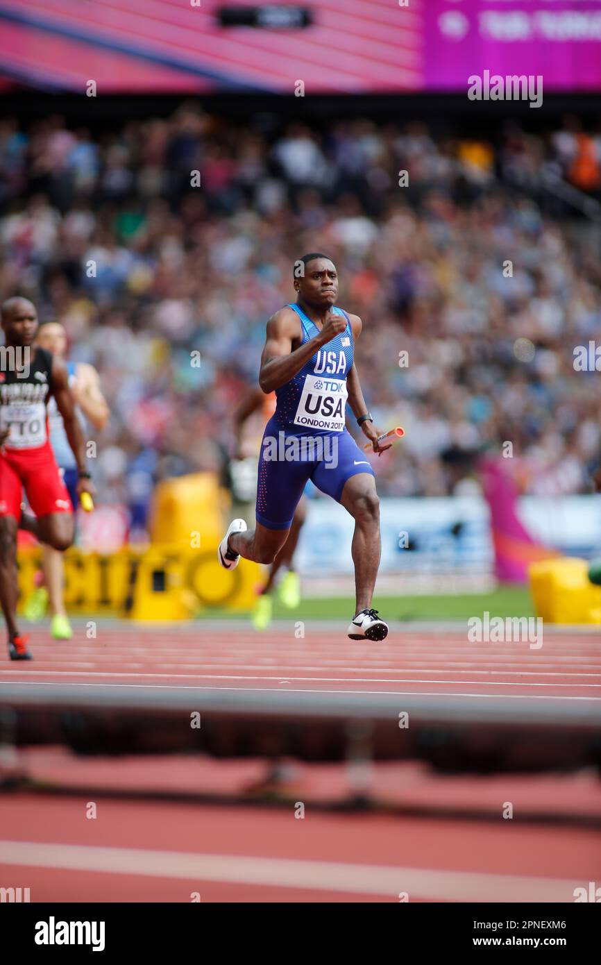 Christian coleman winning hi-res stock photography and images - Alamy