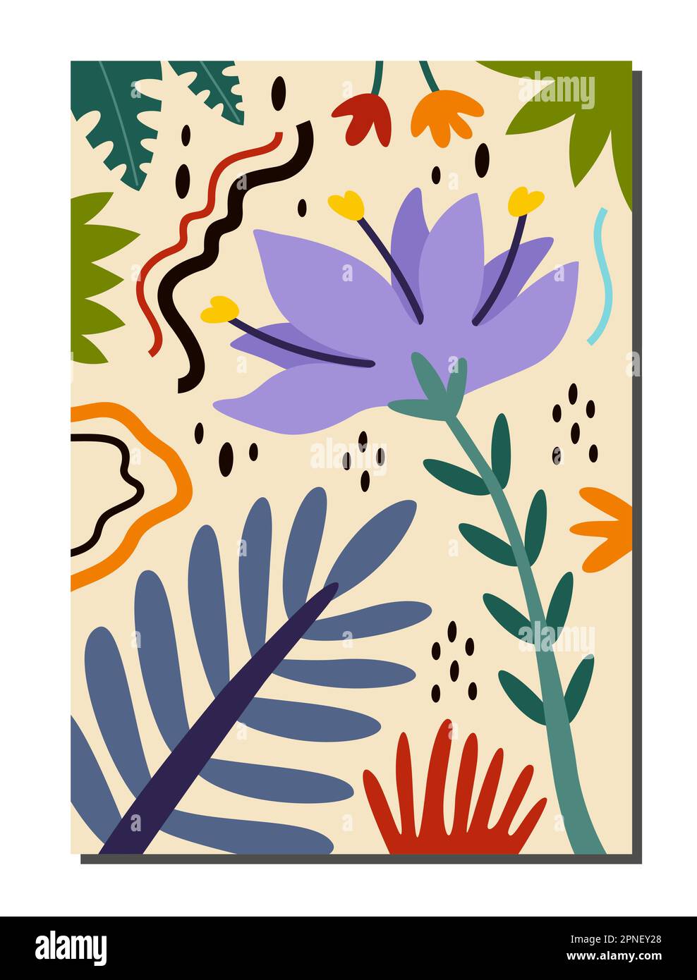 Beautiful spring poster Stock Vector Image & Art - Alamy