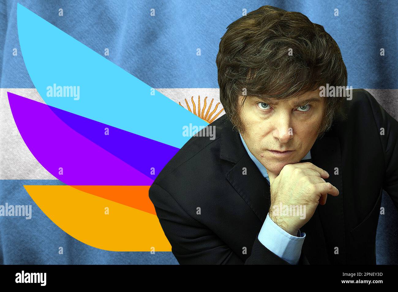 Javier Milei, Argentine flag and Libertarian Party logo Stock Photo - Alamy Javier Milei, Argentine flag and Libertarian Party logo Stock Photo - Alamy