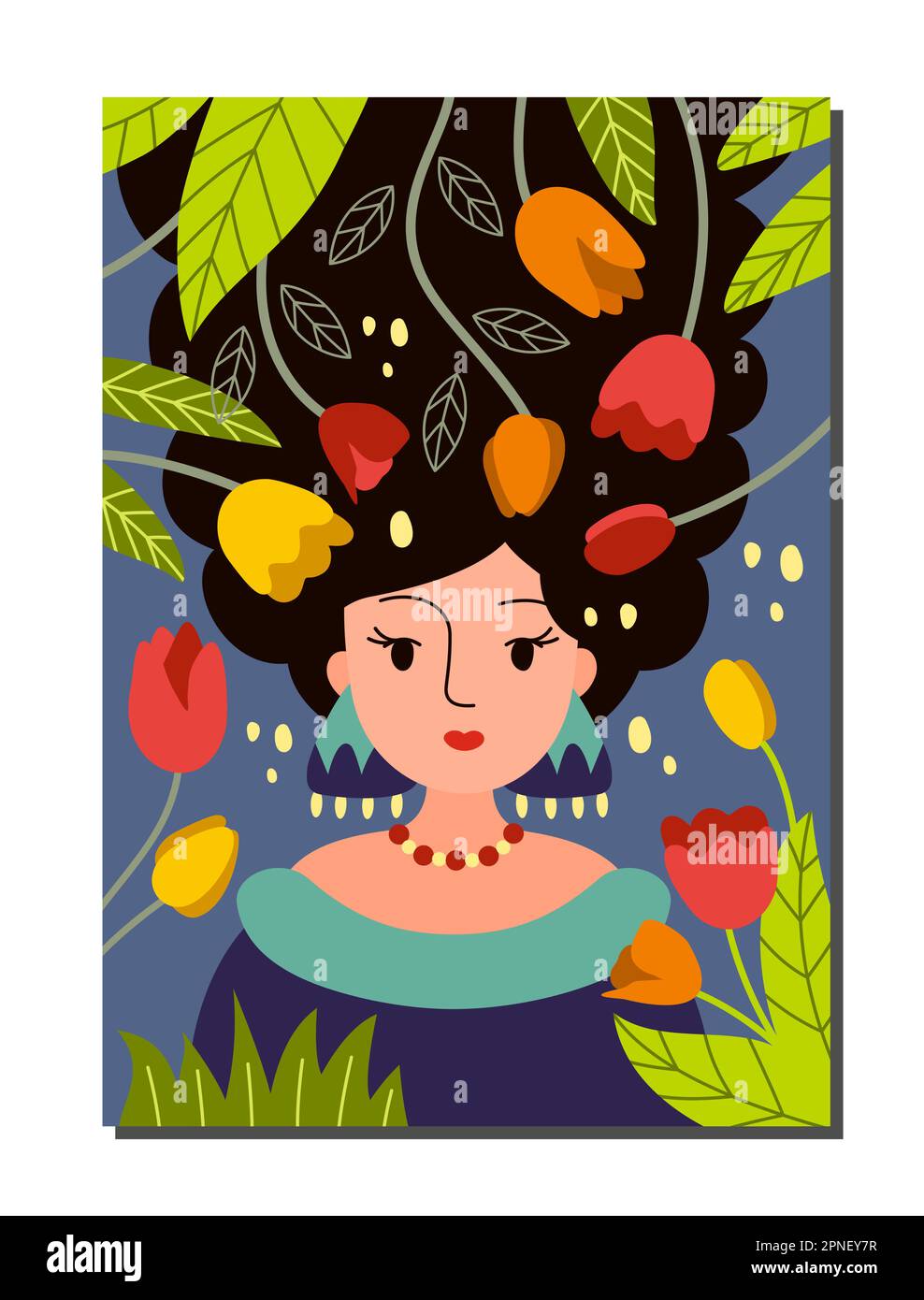 Beautiful spring poster Stock Vector Image & Art - Alamy