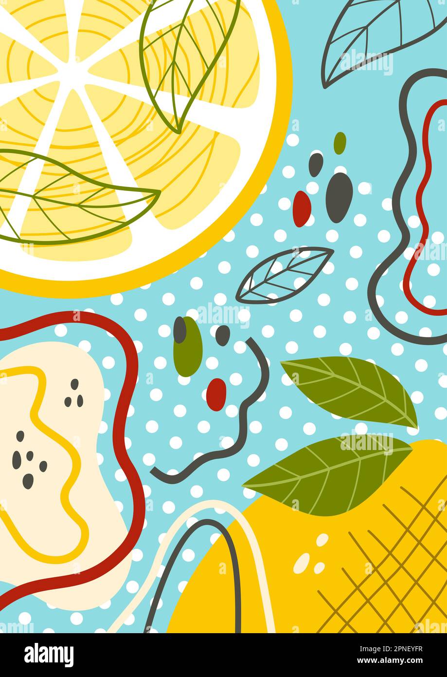 Fresh stylish poster Stock Vector Image & Art - Alamy