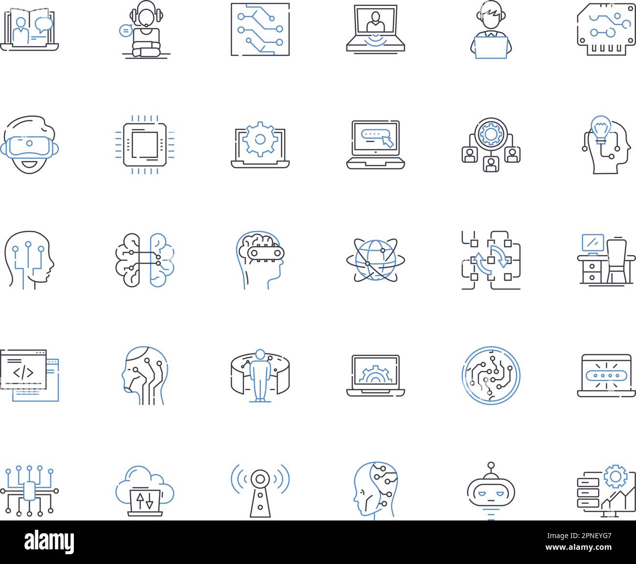 Cognoscenti line icons collection. Knowledgeable, Astute, Discerning ...