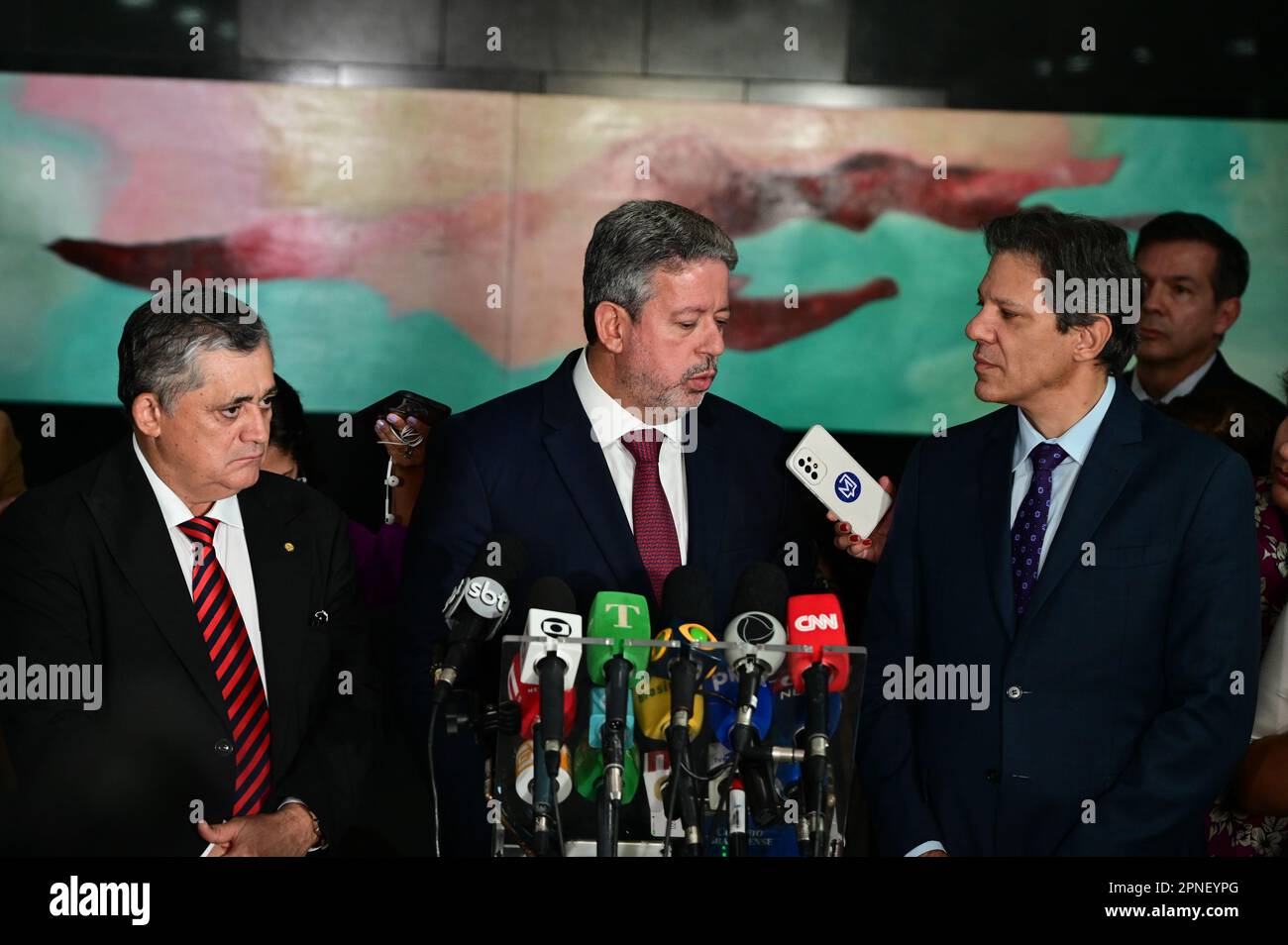 BrasÍlia Df 18 04 2023 Arthur Lira E Haddad ArcabouÇo Fiscal