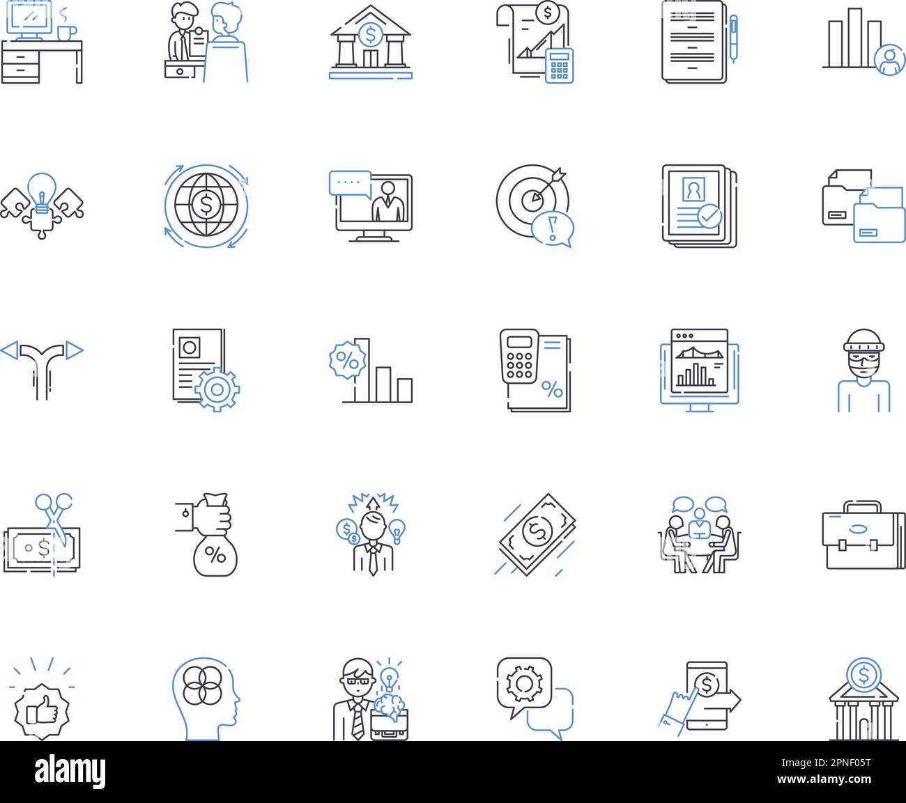 Operations evaluation line icons collection. Efficiency, Effectiveness ... Operations evaluation line icons collection. Efficiency, Effectiveness ...