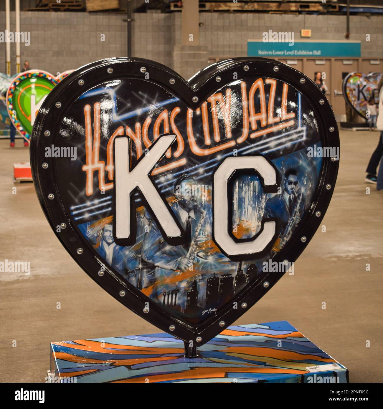 Kansas City, Missouri - April 15, 2023: Parade of Hearts KC Unveiling ...
