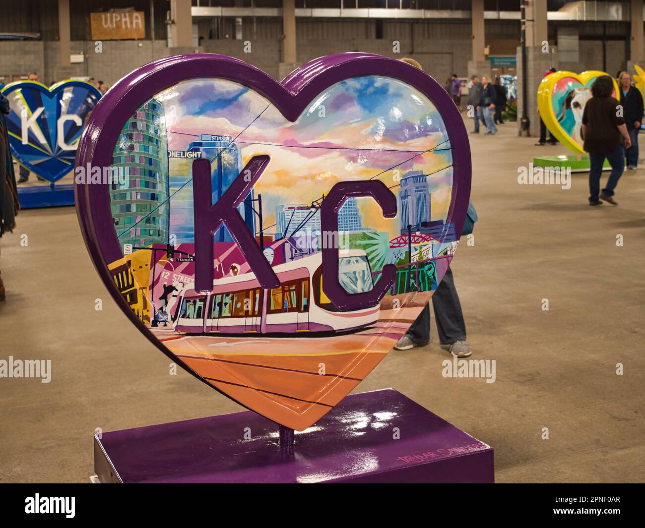 Kansas City, Missouri - April 15, 2023: Parade of Hearts KC Unveiling ...
