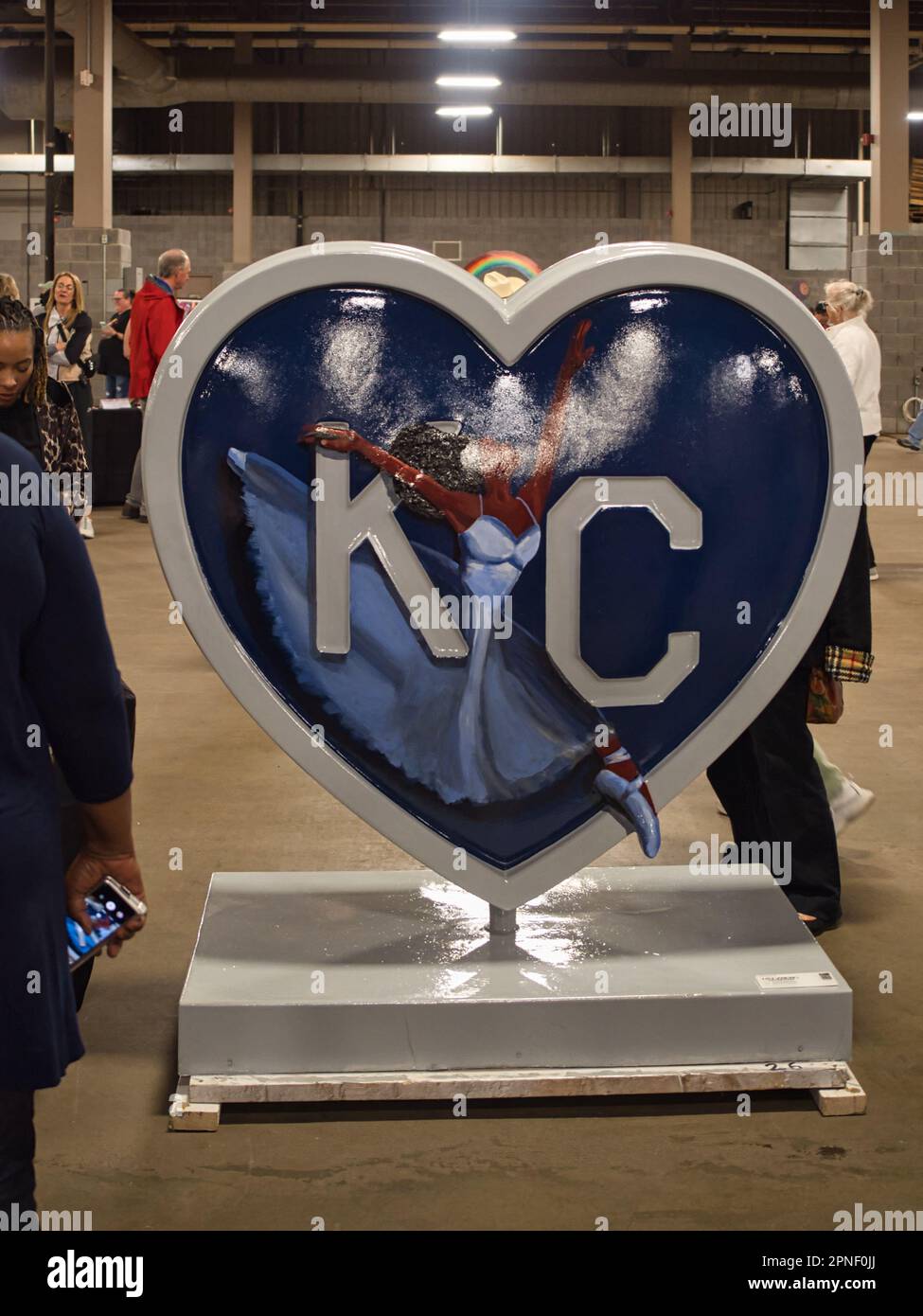 Kansas City, Missouri - April 15, 2023: Parade of Hearts KC Unveiling ...