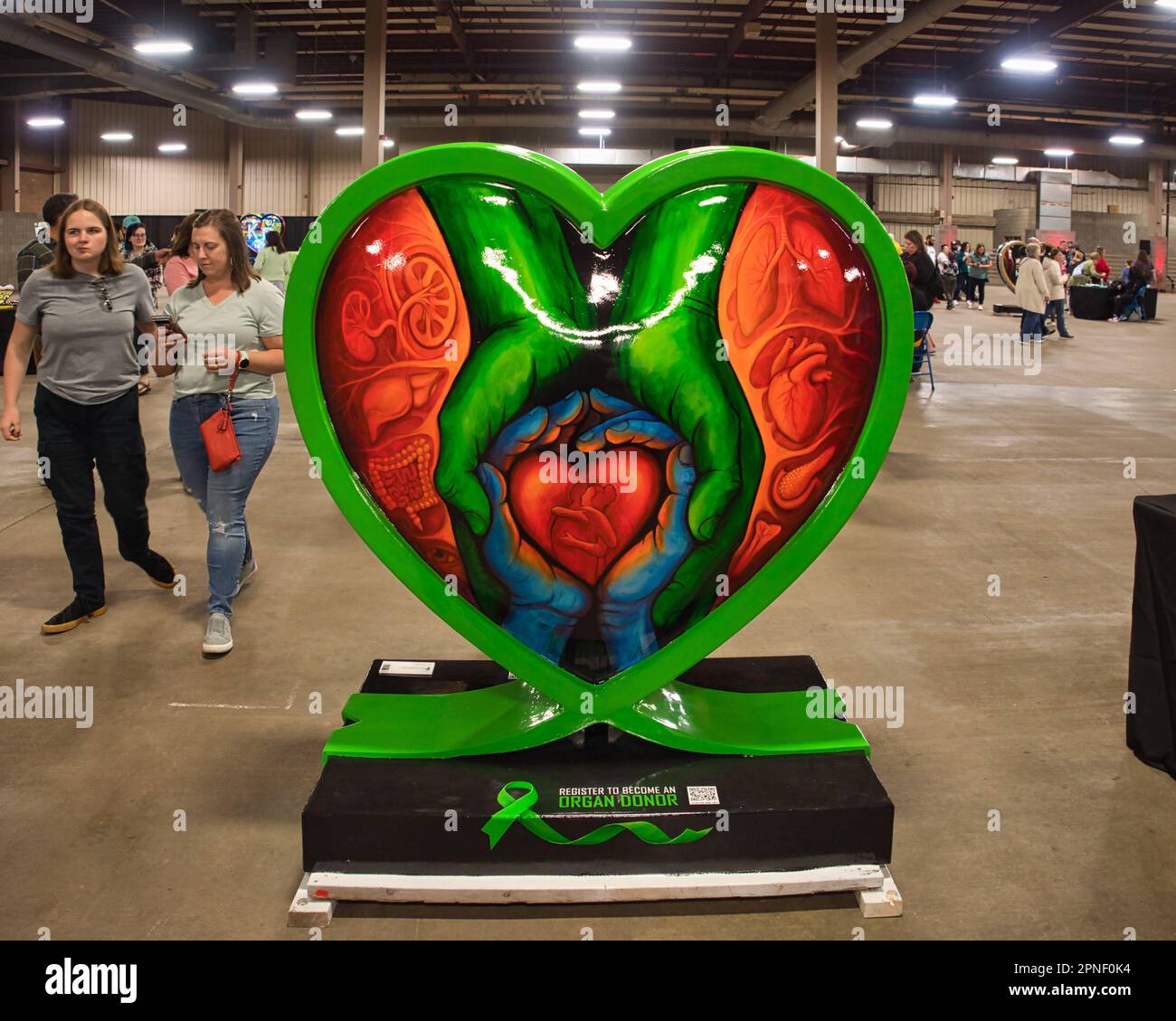 Kansas City, Missouri - April 15, 2023: Parade of Hearts KC Unveiling ...