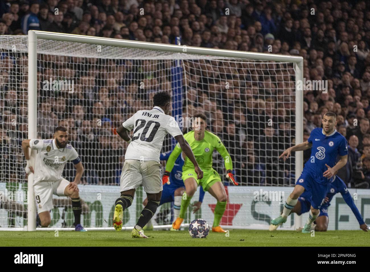 Vini Jr of Real Madrid during the UEFA Champions League Semi Final ...