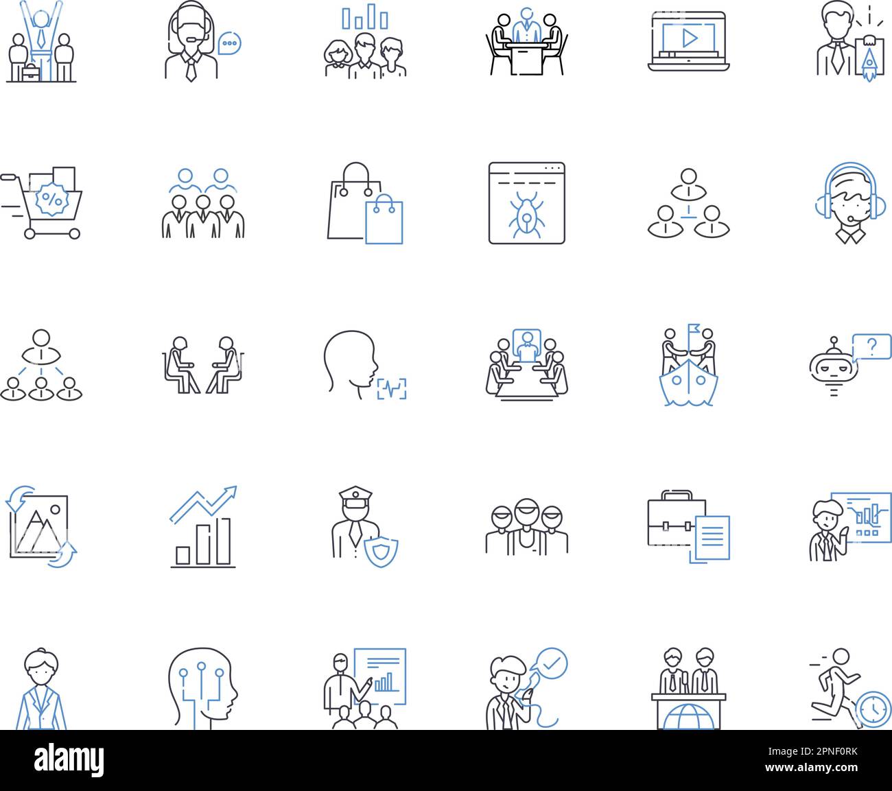 Employment strategy line icons collection. Recruitment, Retention ... Employment strategy line icons collection. Recruitment, Retention ...