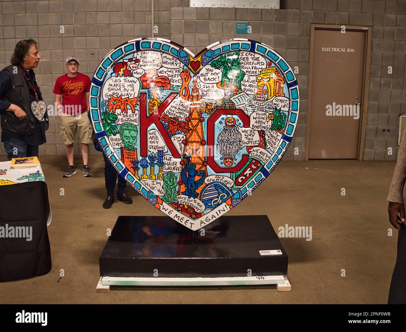 Kansas City, Missouri - April 15, 2023: Parade of Hearts KC Unveiling ...