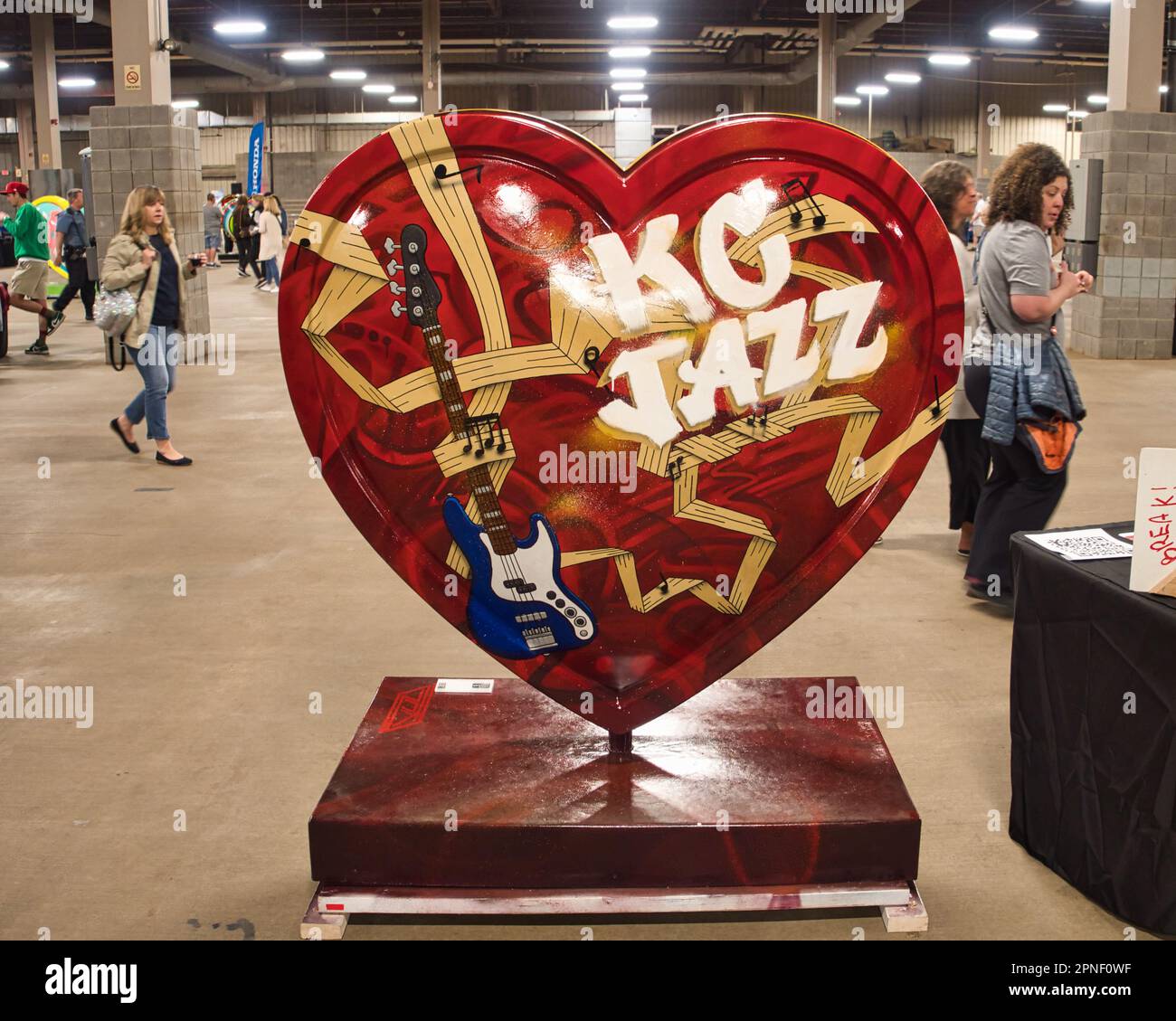 Kansas City, Missouri - April 15, 2023: Parade of Hearts KC Unveiling ...
