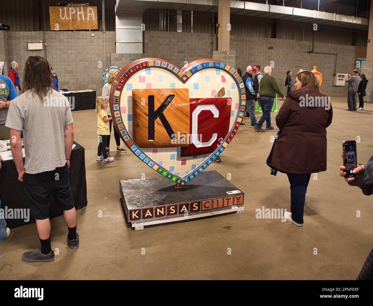 Kansas City, Missouri - April 15, 2023: Parade of Hearts KC Unveiling ...