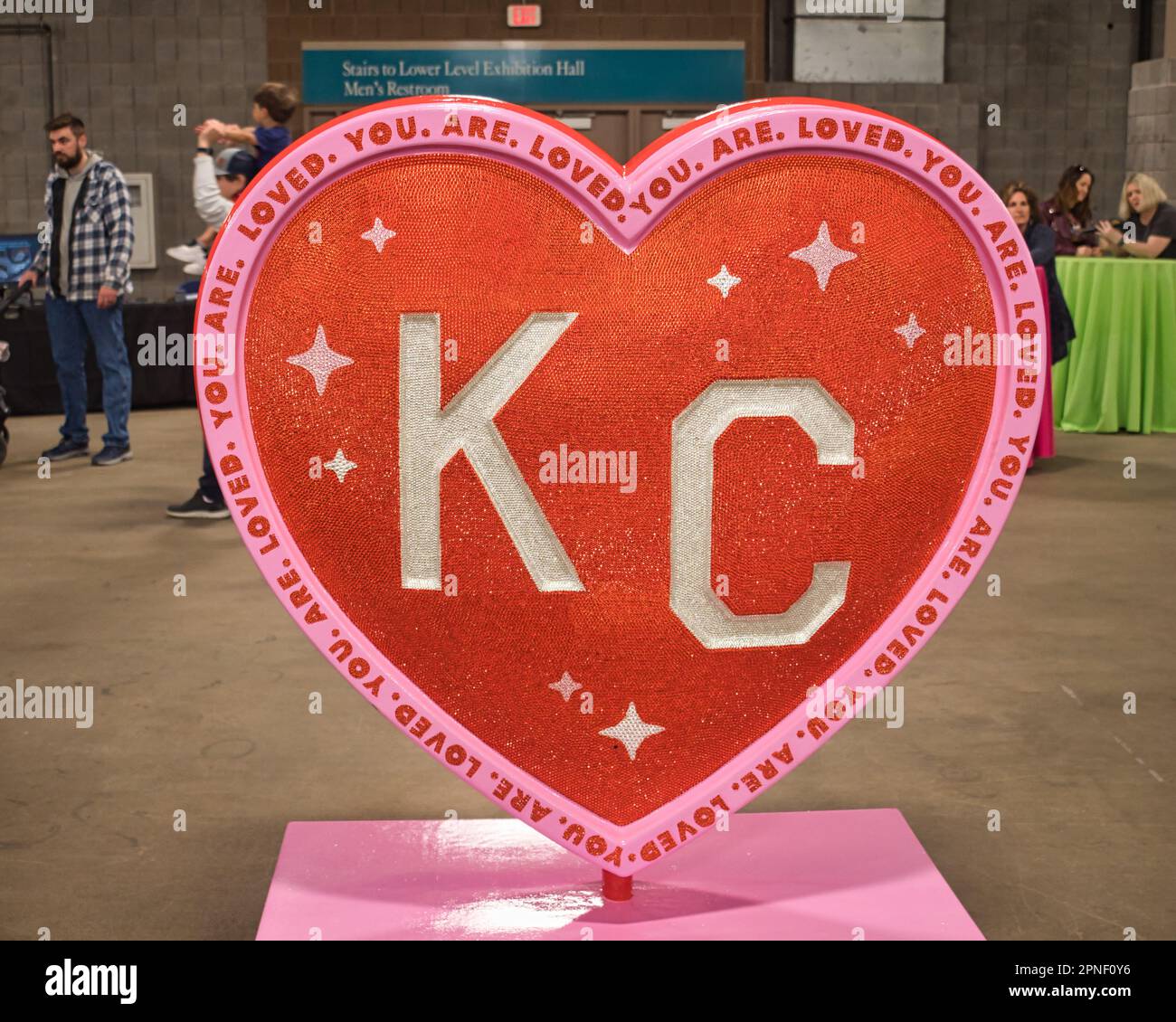 Kansas City, Missouri - April 15, 2023: Parade of Hearts KC Unveiling ...