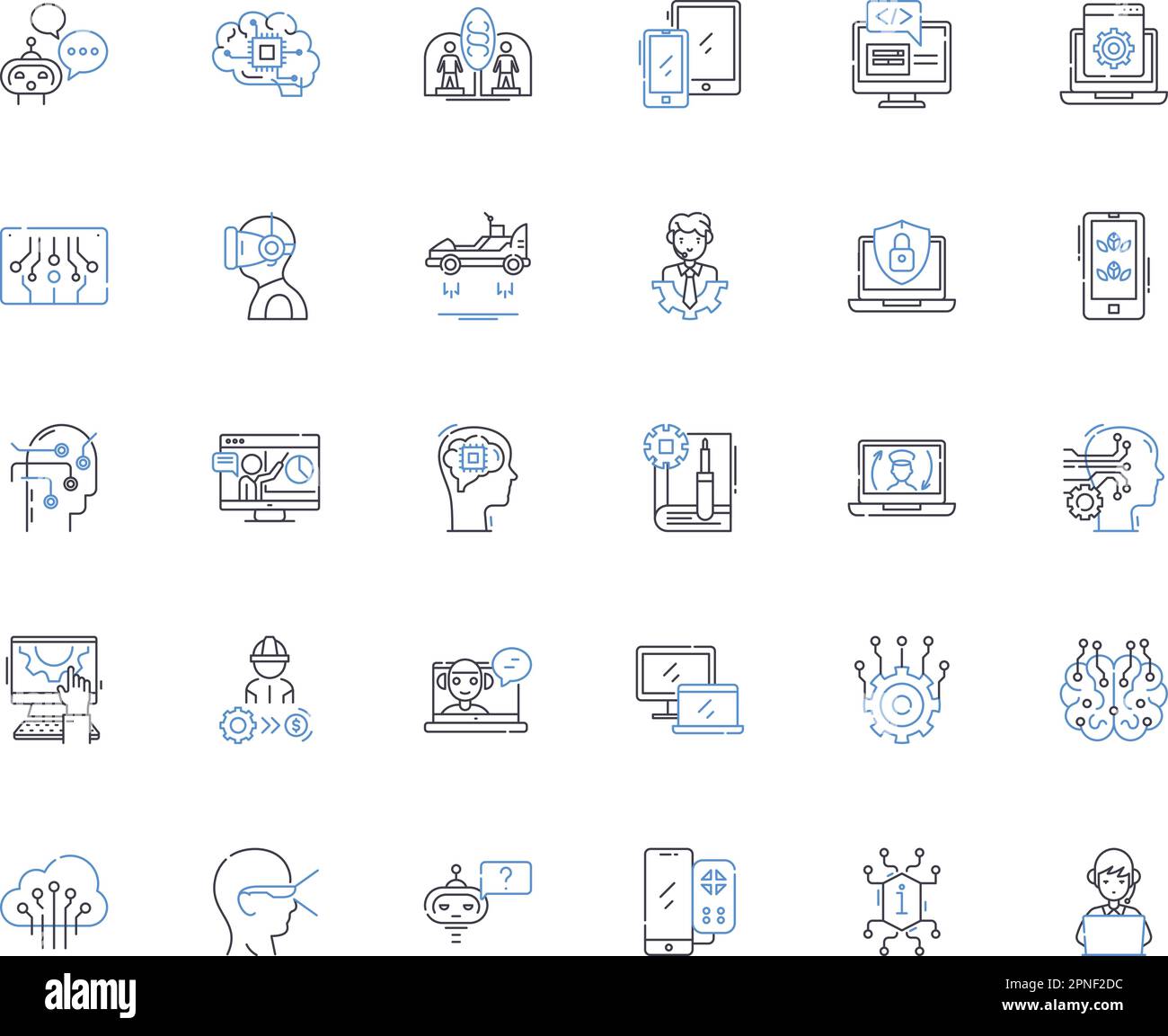 Savants line icons collection. Exceptional, Talented, Gifted ...