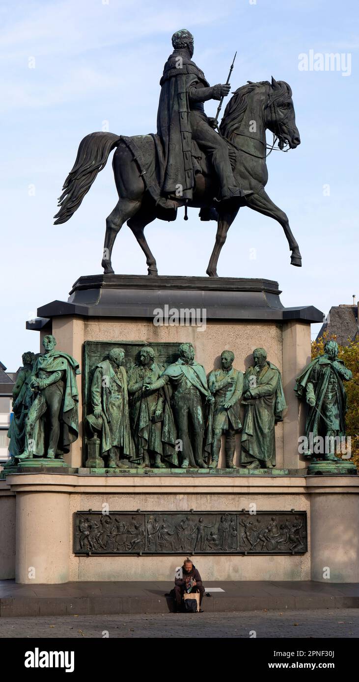 equestrian statue for King Friedrich Wilhelm III. of Prussia with ...