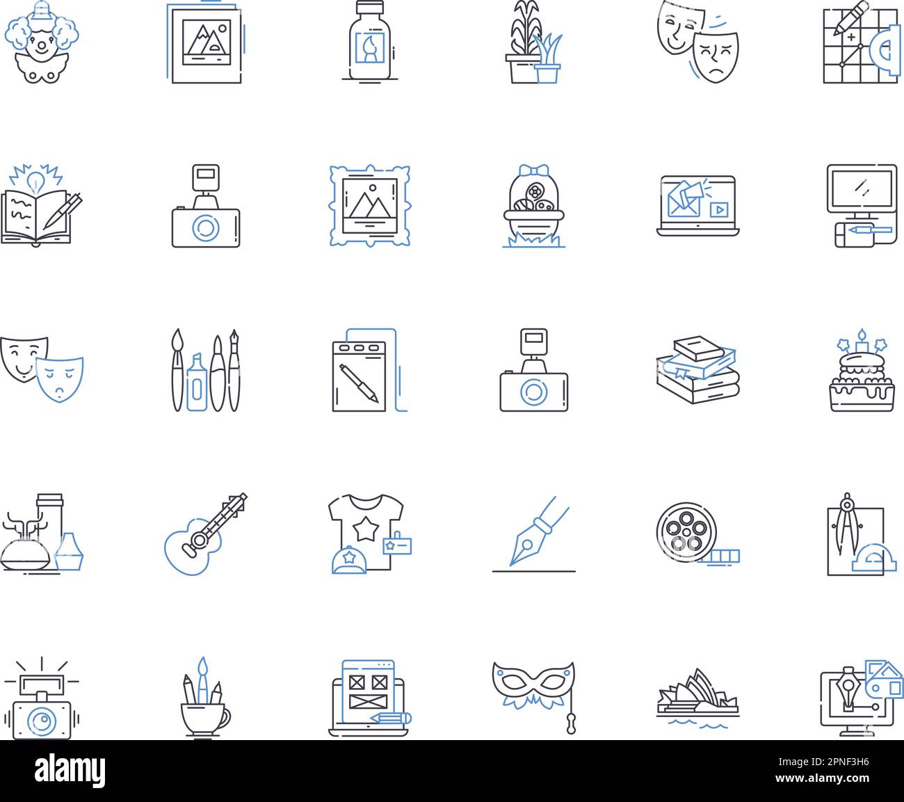 Innovative mindset line icons collection. Creativity, Visionary ...
