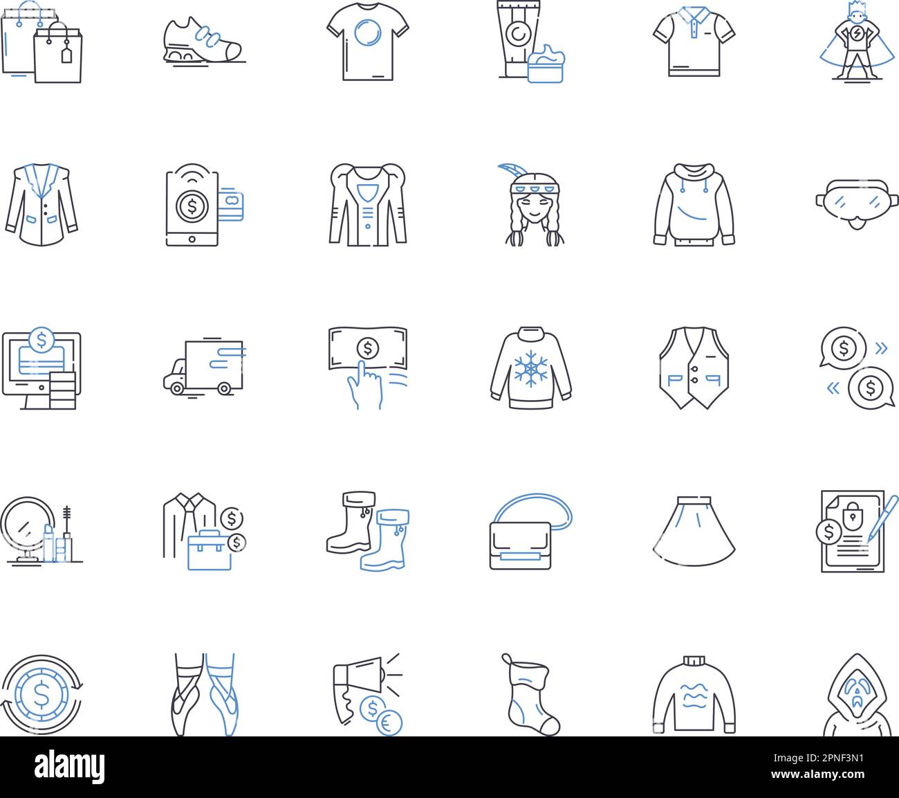 Music industry line icons collection. Melody, Genres, Beats, Rhythm ...