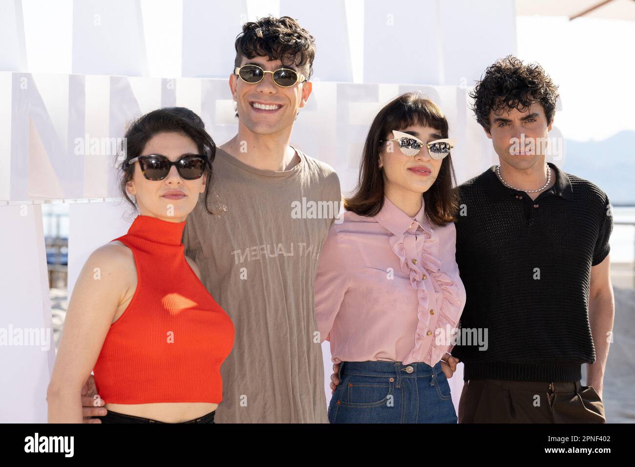 Cannes, France. 18th Apr, 2023. Marina Rollman, Javier Calvo Guirao ...