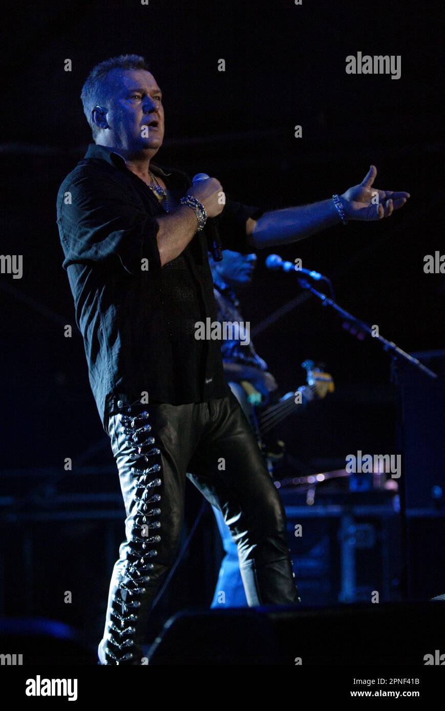 Jimmy Barnes Cold Chisel performing live in concert at ANZ Stadium as ...