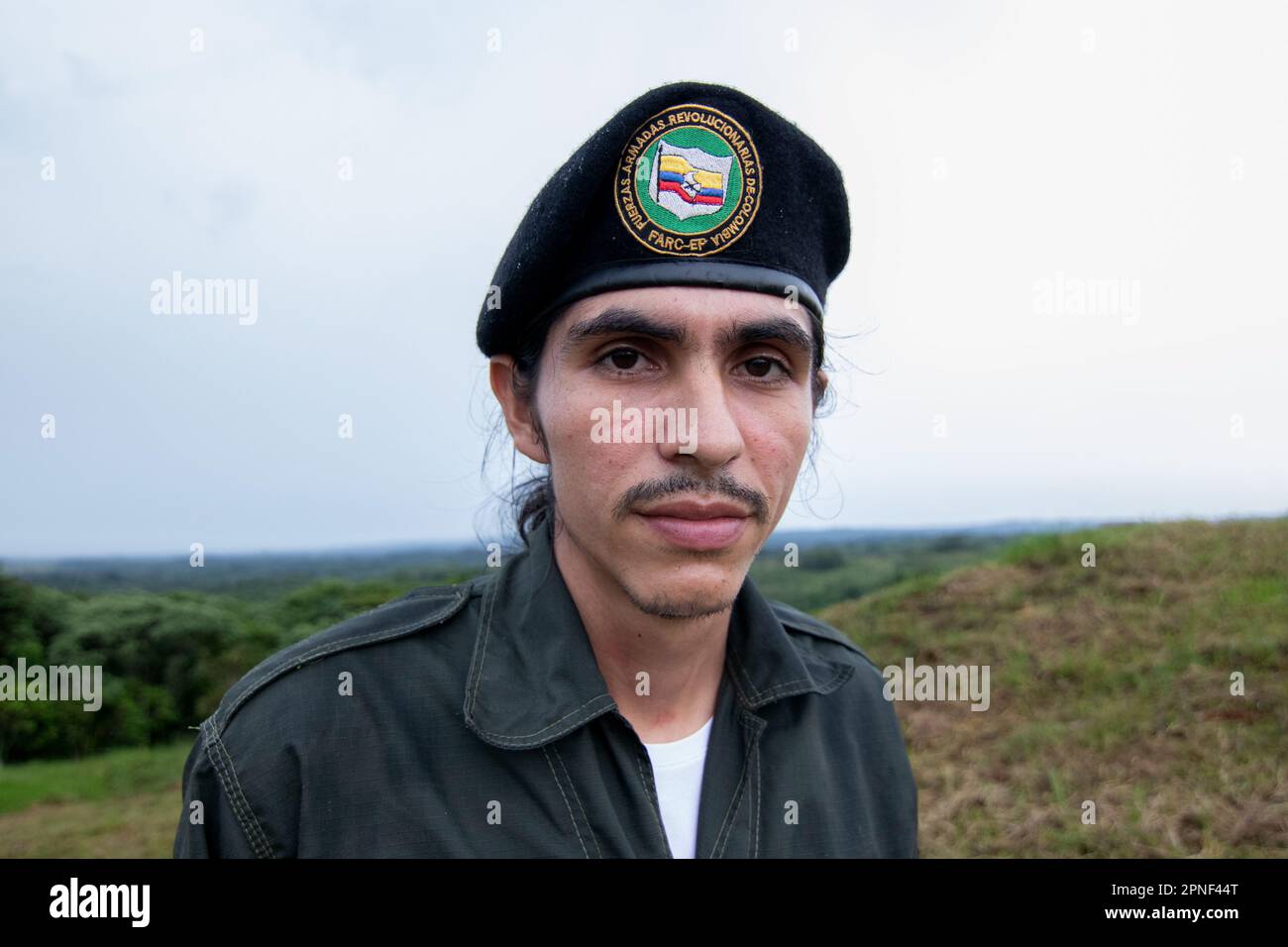 Carlos Eduardo Garcia alias Andrey poses for a portrait as one of the ...