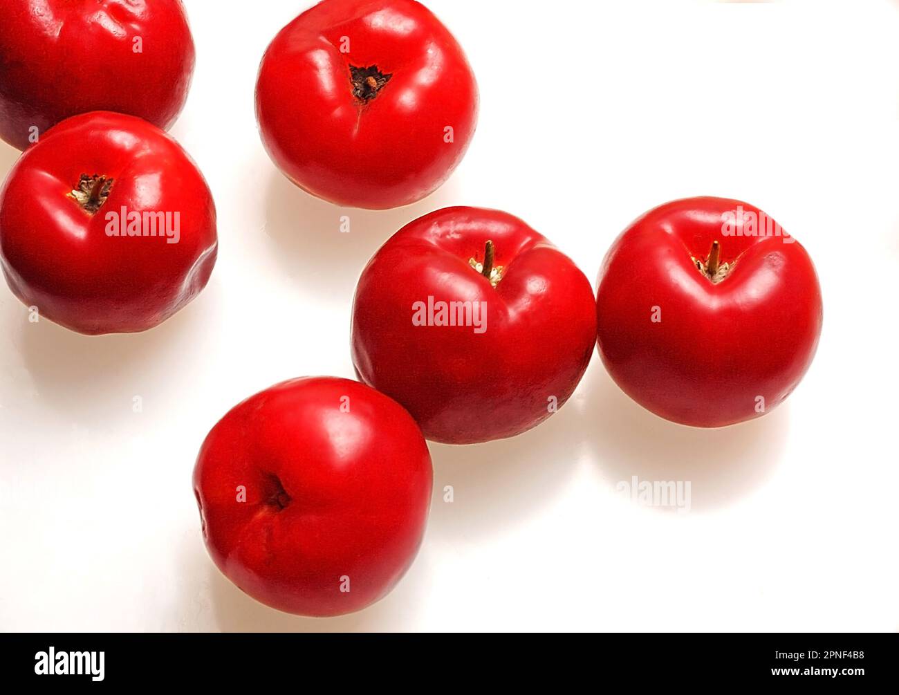 Acerola is a small tropical fruit the size of a cherry, with a slightly ...