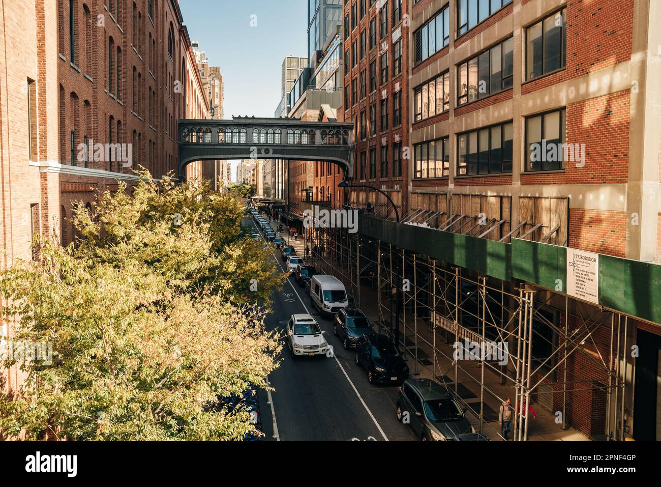 Manhattan, New York City - June 2022 The High Line Park in Manhattan ...