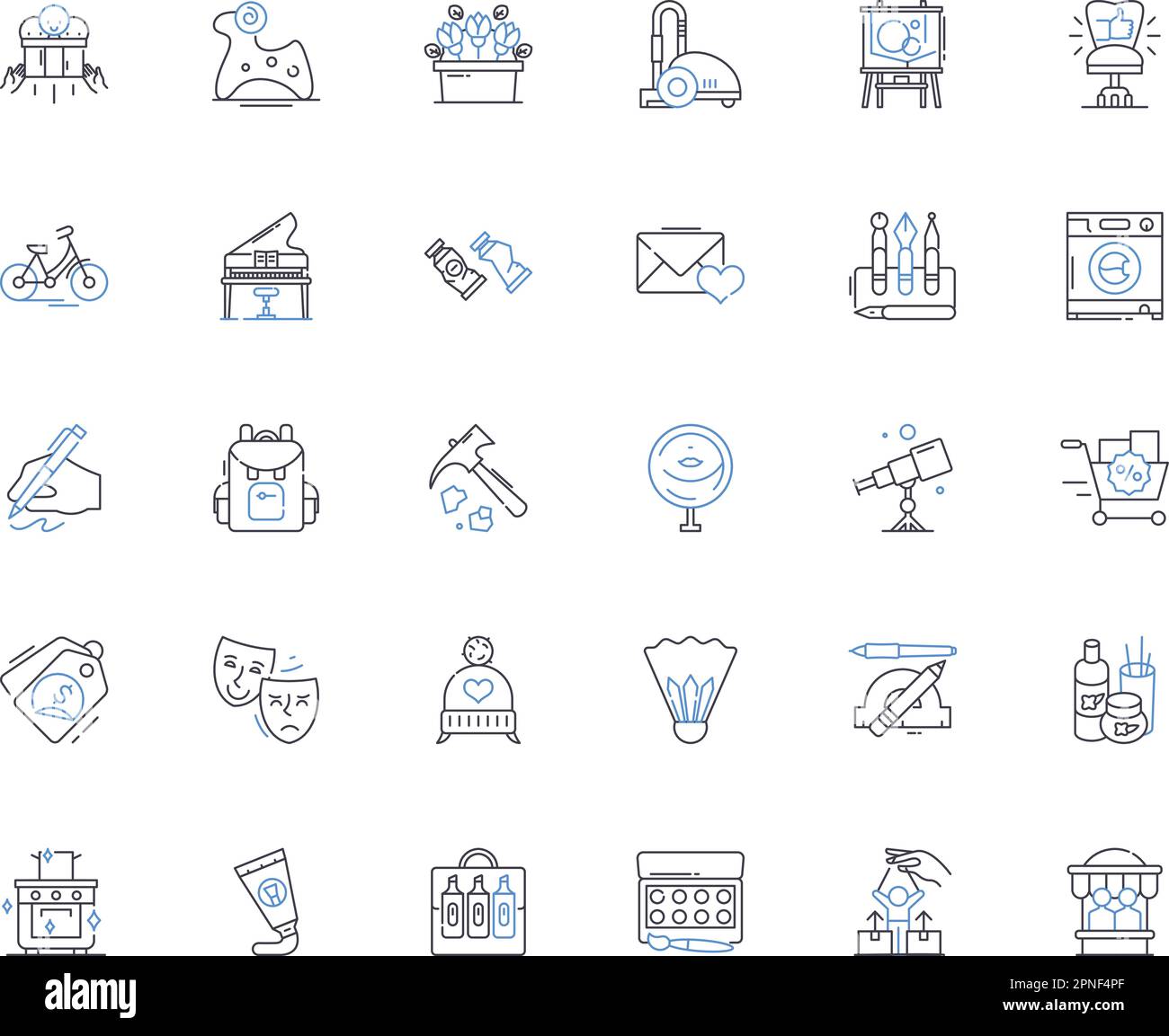 Merchant line icons collection. Transaction, Payment, Customer ...