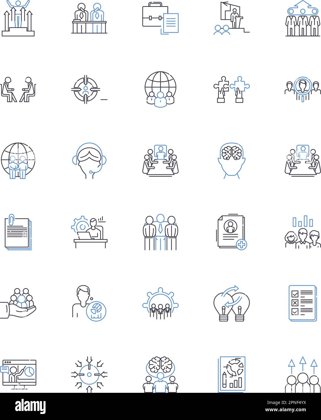 Logistics crew line icons collection. Dispatch, Warehouse, Shipping ...