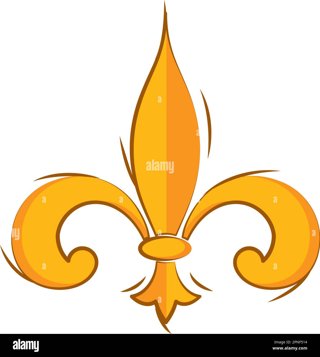 Isolated lys flower symbol icon Vector Stock Vector Image & Art - Alamy