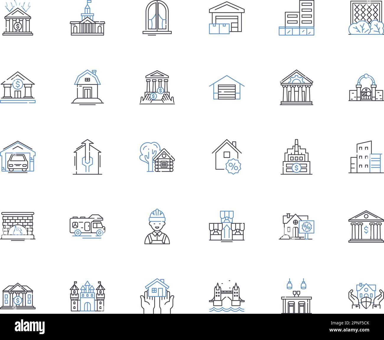 Designing line icons collection. Creativity, Aesthetics, Innovation ...