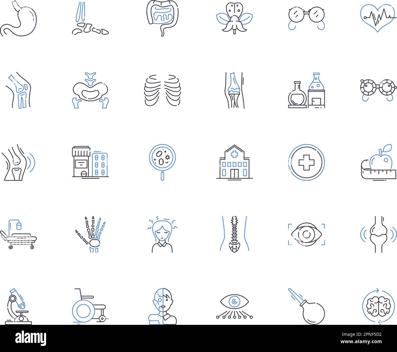 Surgical operation line icons collection. Incision, Anesthesia, Scalpel ...